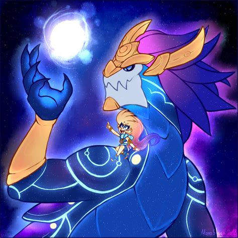 Pin de Le Vixen Jesy em Aurelion Sol LoL Dragões Por do sol Animais
