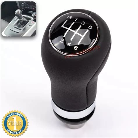 CUIR POMMEAU LEVIER De Vitesse 6 Vitesses Manuel Pour Audi A3 8P A4 B7
