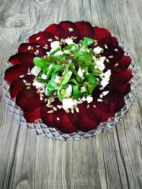 Carpaccio Z Pieczonego Buraka Przepis PrzyslijPrzepis Pl