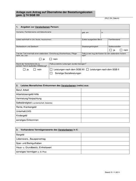Ausfüllbar Online hassberge Anlage zum Antrag auf bernahme der