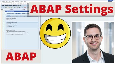 The Most Important ABAP Editor Settings ABAP SAP YouTube