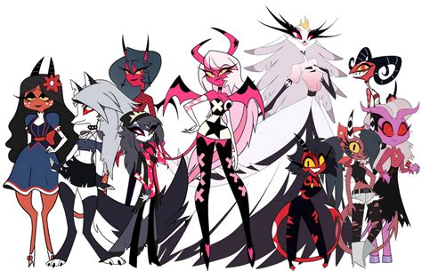 Helluva Boss Female Characters By Phantomblitzo On Deviantart