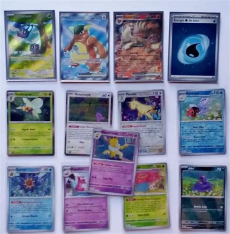 LOT DE 13 cartes Pokémon 151 avec Ultra Holo reverse Neuves EUR 39