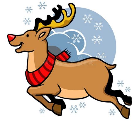 Rudolph Red Nosed Reindeer Stock Illustration Illustration Of Head