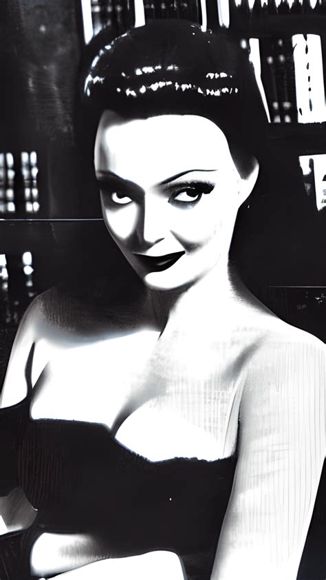 Madam Carolyn Jones Morticia Addams Grafik · Creative Fabrica