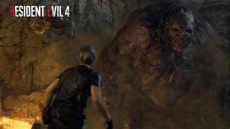 Resident Evil 4 Remake El Gigante Boss Fight YouTube