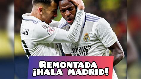 REMONTADA DEL REAL MADRID ANCELOTTI ACIERTA EN LOS CAMBIOS VINI