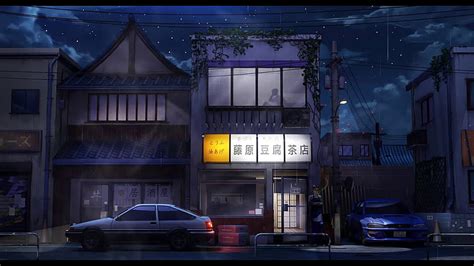 Cozy Anime Street Anime Street Night HD Wallpaper Pxfuel