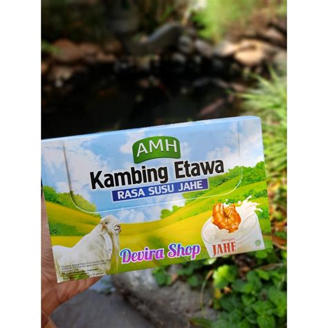 Jual Susu Kambing Etawa AMH Rasa Jahe Merah Shopee Indonesia