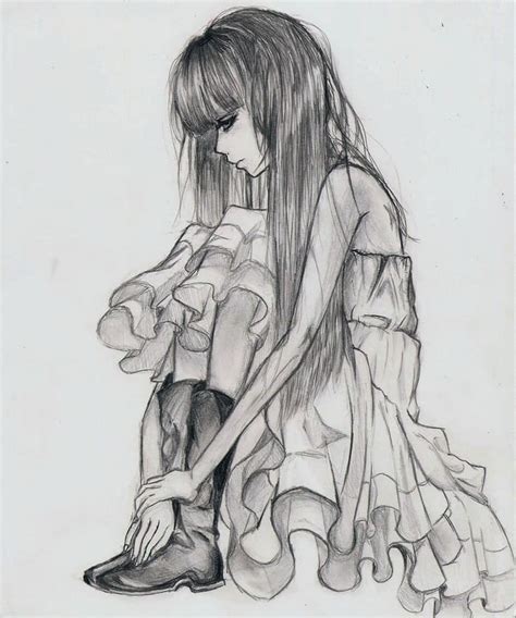 20 Gợi Ý Vẽ Tranh Anime Nữ cổ trang bằng bút chì đơn giản