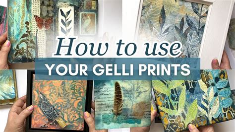 How To Use Gelli Prints YouTube