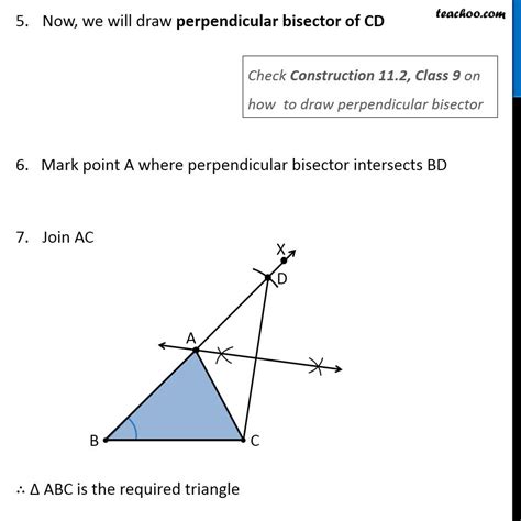 construction 11 4 to construct a triangle given its base angle and