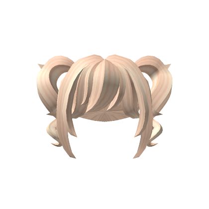 Cute Twin Swirly Pigtails In Blonde Roblox Item Rolimon S