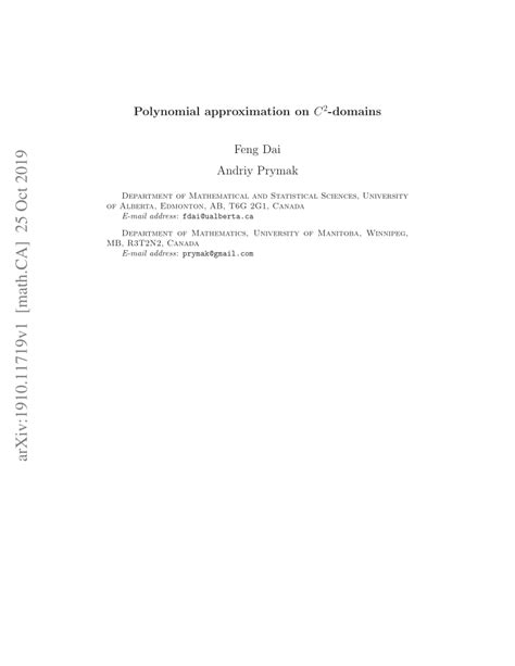 pdf polynomial approximation on c 2 domains