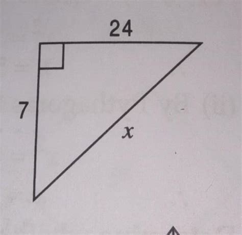 Find The Unknown Length Of X In The Following Figure Brainly In