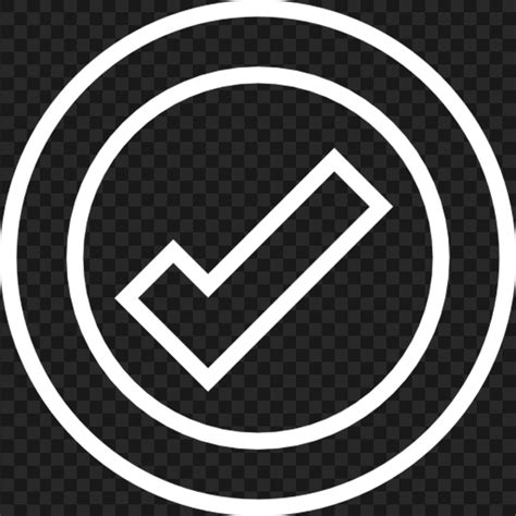 Hd Red Round Tick Check Mark Symbol Logo Icon Png Citypng