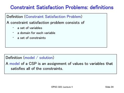 constraint satisfaction problems csps introduction ppt download
