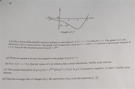 solved let f be a twice differentiable function defined on