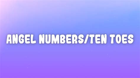 Chris Brown Angel Numbers Ten Toes YouTube