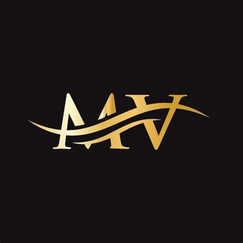 Premium Vector Mv Letter Linked Logo For Business And Company
