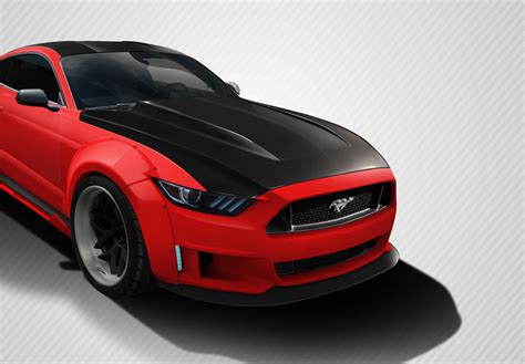 2016 Ford Mustang 0 Hood Body Kit 2015 2017 Ford Mustang Carbon