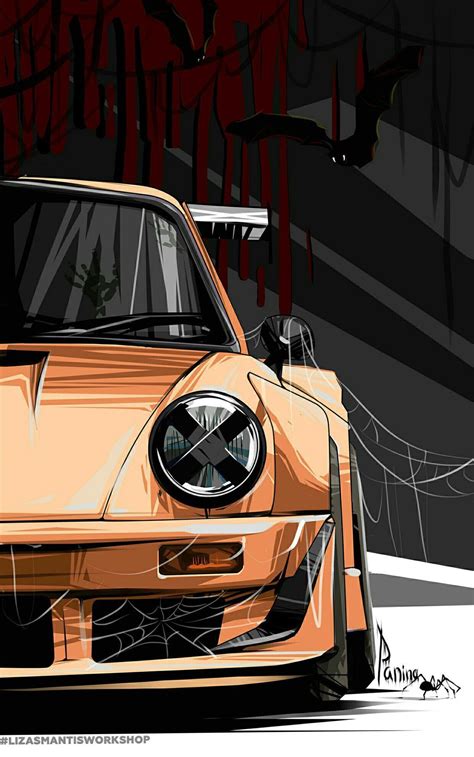 Anime Car Parked Wallpapers Wallpaper Cave