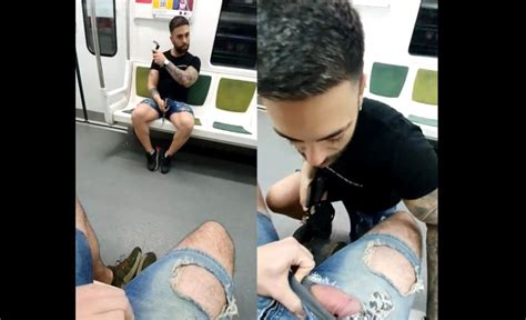 Pescou o gay no metrô a cabeça da rola assim rapaz