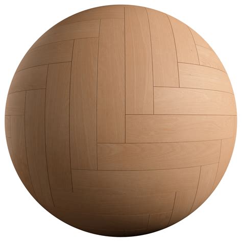 Beech Wood Herringbone Floor Seamless PBR Texture