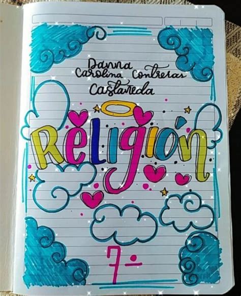 Portadas de Religión ideas fáciles diseños creativos dibujos