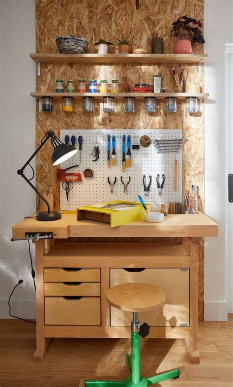 5 pièces où vous pouvez aménager un vrai atelier de bricolage Atelier