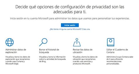 Controla La Privacidad En Los Servicios De Microsoft