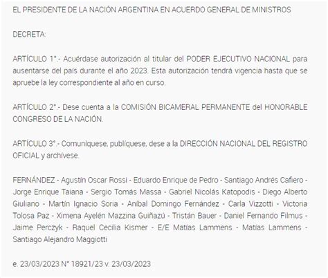 La Derecha Diario on Twitter Con un decreto que se refiere a sí