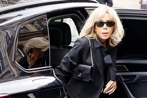 Brigitte Macron Venue Rendre Hommage Jane Birkin