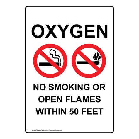 No Smoking Oxygen In Use Svg
