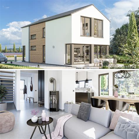 Einfamilienhaus Modern Mit Satteldach Ohne Dach Berstand Bauen Haus