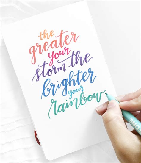 Create This Cursive Quote With Tombow TwinTone Markers Tombow USA Blog