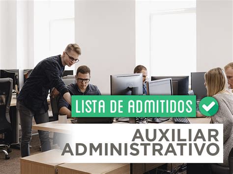 Lista De Admitidos Oposiciones Auxiliar Administrativo 2023