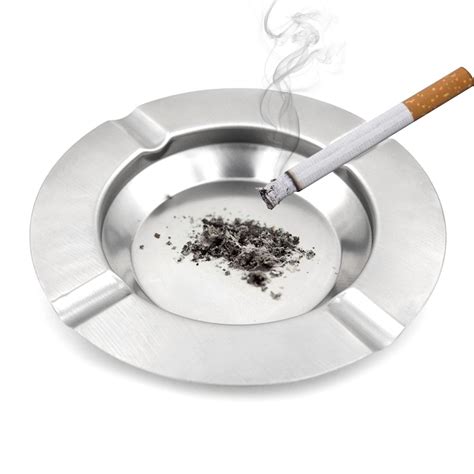 Jual Asbak Rokok Stainless Steel Asbak Seng Bulat Tempat Asbak Rokok