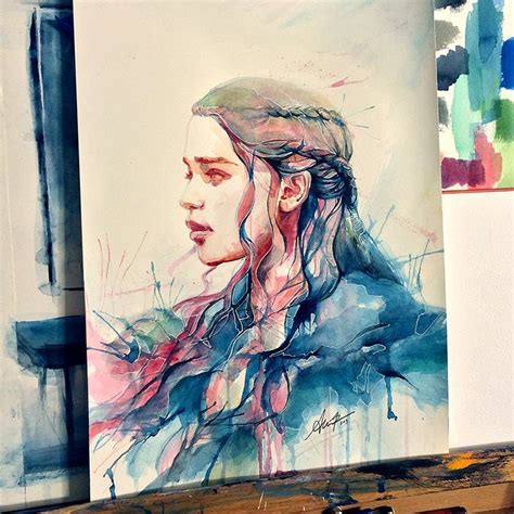 Brilliant Watercolors My Type Of Look Calisi Game Of Thrones Art
