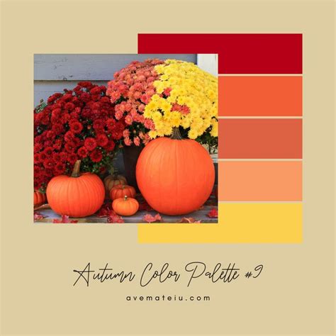 Fall Autumn Color Palettes With Pantone And Hex Codes Free Colors