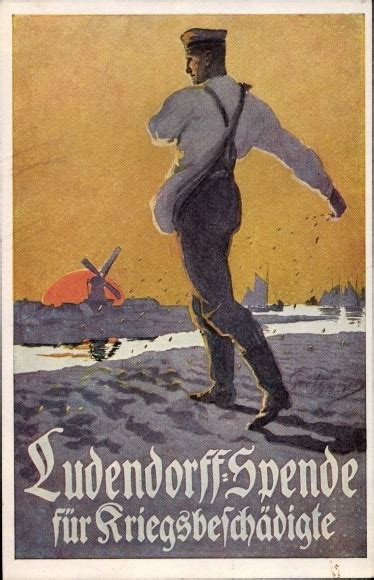 Künstler Ansichtskarte Postkarte Ludendorff Spende für akpool de