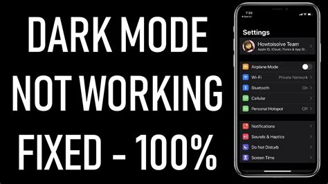 Dark Mode Not Working On Iphone And Ipad In Ios Enable Disable