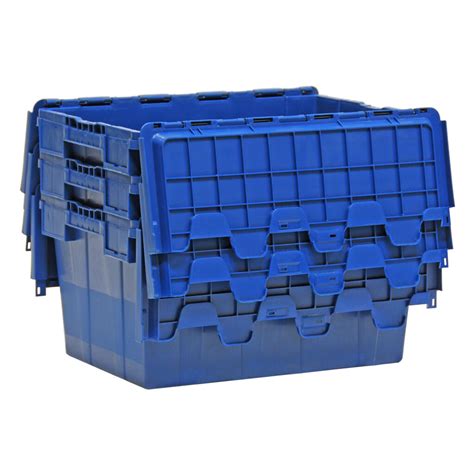 Boite De Rangement Plastique Emboitables Et Empilable Muni D Un