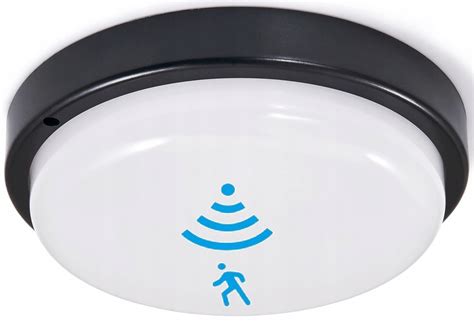 LAMPA SUFITOWA PLAFON ZEWNĘTRZNY ŁAZIENKOWY IP54 LED 18W Z CZUJNIKIEM