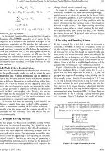 a multi criteria decision making for the unrelated parallel machines scheduling problem