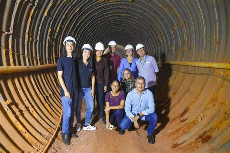Obras Do Drenar DF Recebem Visita De Estudantes Do Curso De Engenharia