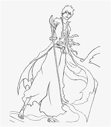 Ichigo Kurosaki From Bleach Coloring Page Free Printable Coloring 14560 The Best Porn Website
