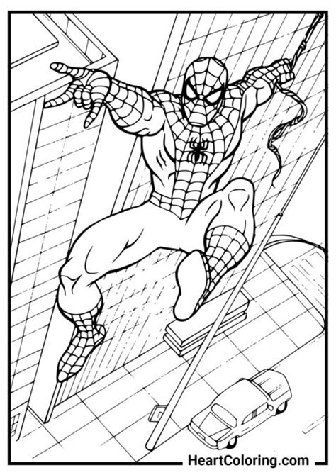 Dibujos De Spider Man Para Colorear Imprimir En A4