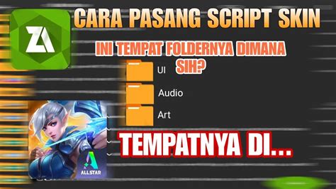 Cara Memasang Script Skin Mobile Legends Script Skin Youtube