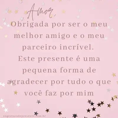 Frases para Cartão de Presente para Namorado Amor em Palavras